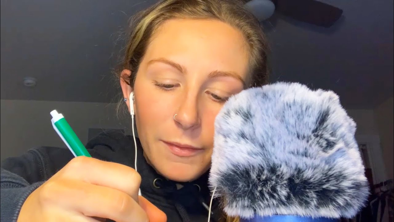 ASMR Paper Writing Sounds Pen Scribbling Soft Whispering - YouTube