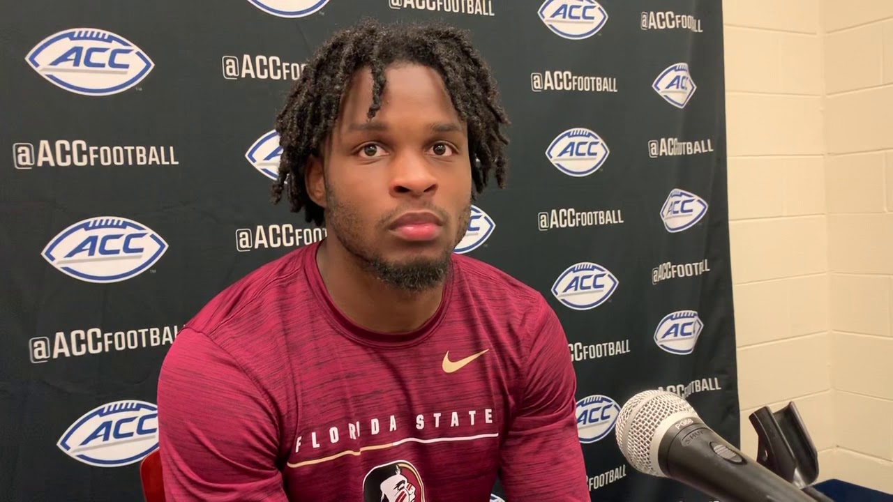 Florida State DB Levonta Taylor on lose to Virginia - YouTube