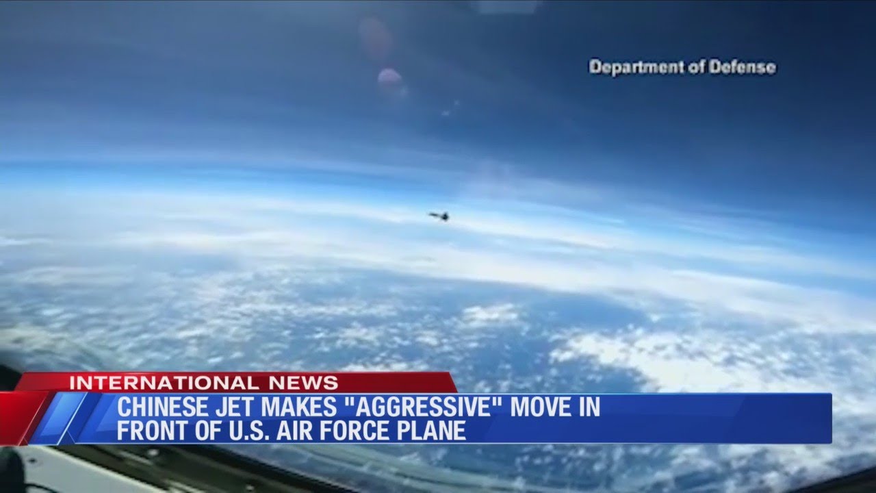 Chinese jet makes "aggressive" move in front of U.S. Air Force plane ...