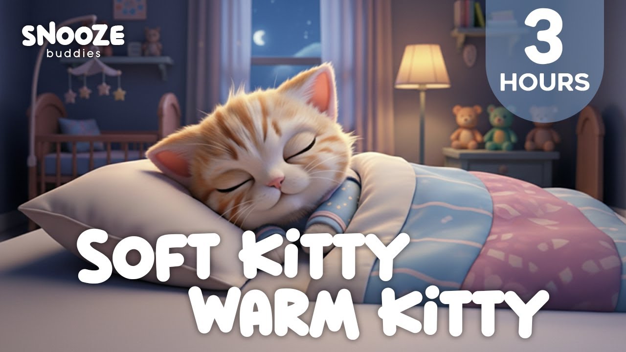 Soft Kitty Warm Kitty (from The Big Bang Theory) 🐱 3 Hours Gentle Piano ...