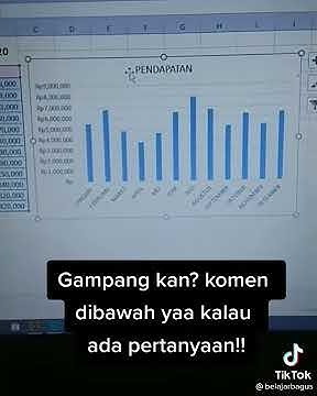 TUTORIAL MEMBUAT GRAFIK PADA MICROSOFT EXCEL - YouTube