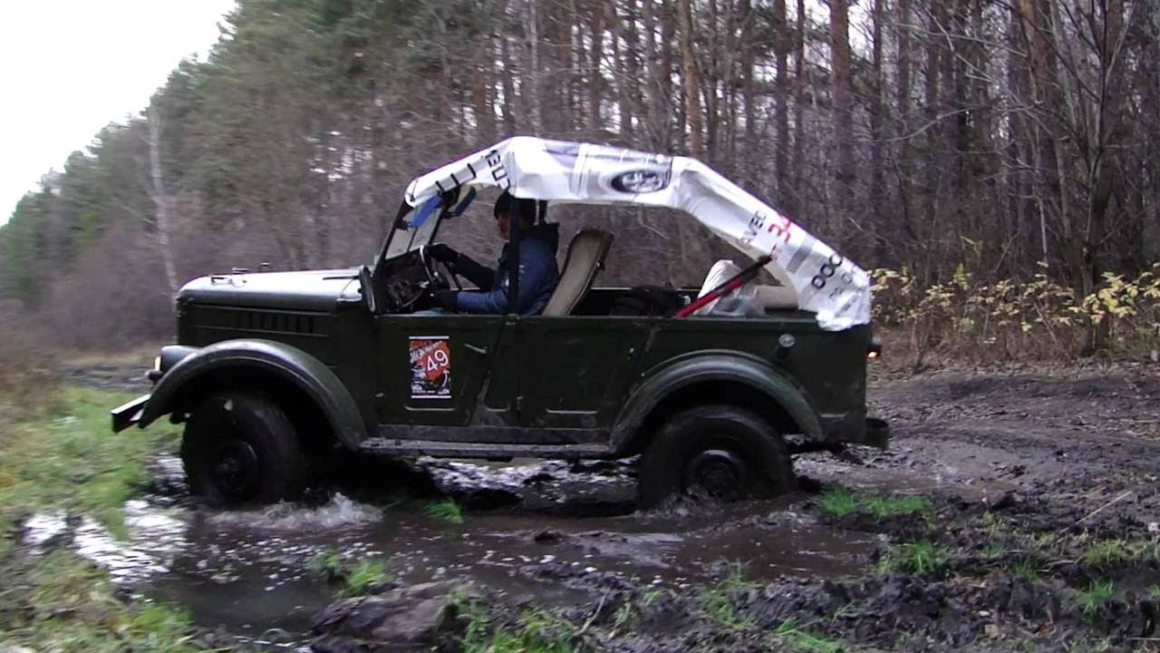 #1091. GAZ 69 in MUD [RUSSIAN AUTO TUNING] - YouTube