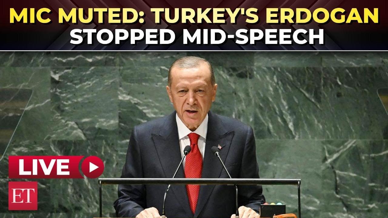 LIVE | Turkey’s Erdogan mic muted at UN state solution summit, dramatic ...