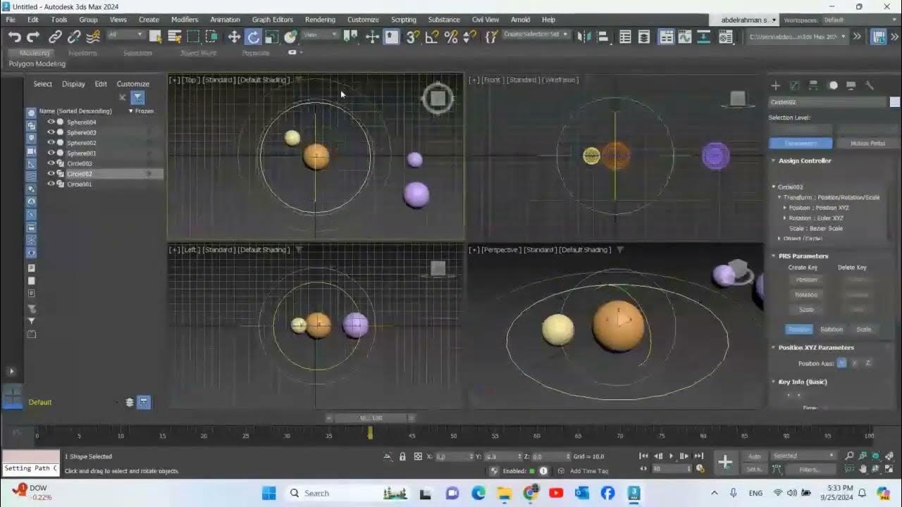 6- educational animation using D3 Studio Max in electronic courses - YouTube
