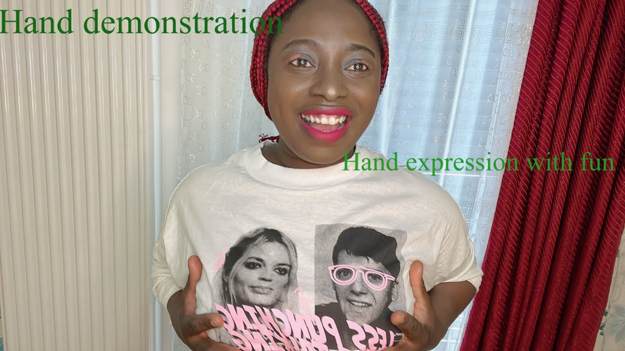 Hand demonstration ! Raw hand expression! Breastfeeding vlog 21 - YouTube