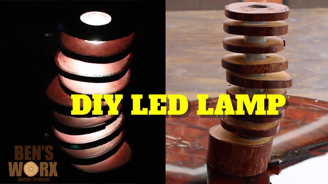 DIY LED LAMP - YouTube
