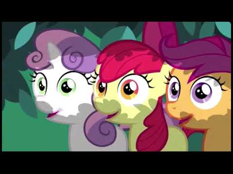 Cutie mark crusaders reaction to Peter falling down the stairs