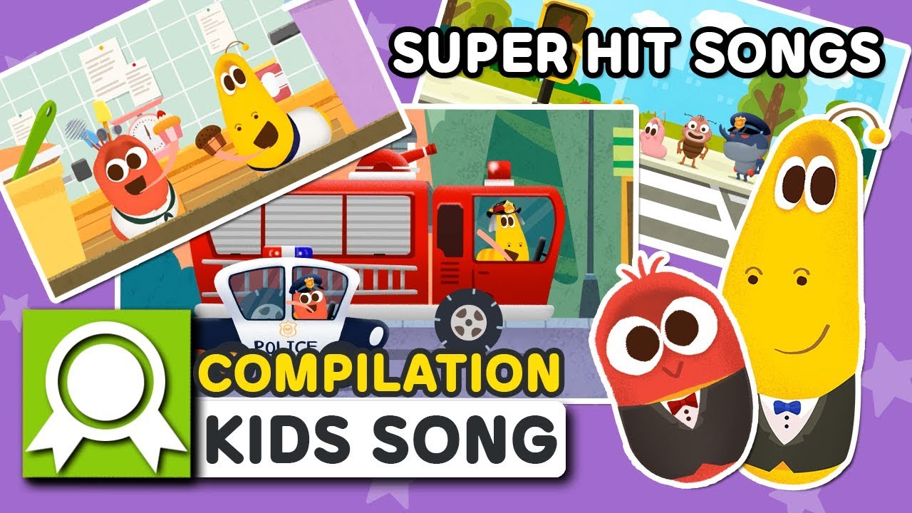 LARVAKIDS SUPER HIT SONGS! |30 min | LARVA KIDS | Nursery Rhyme for ...