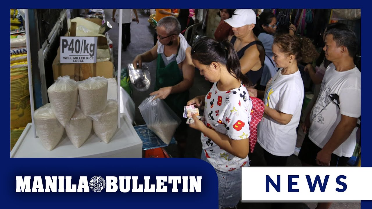 People line up at Kadiwa ng Pangulo's P40/kilo Rice-for-All booth in ...