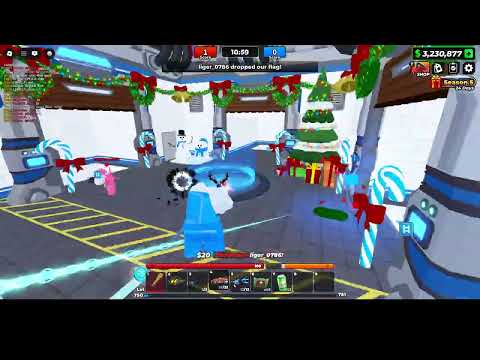 Flag Wars! - Red-Nose Railgun and Glacier Cannon gameplay