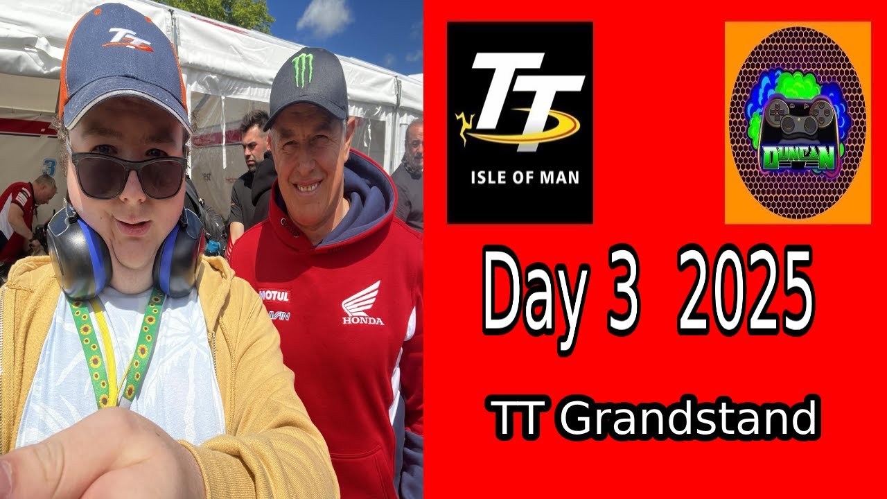 TT day 3 2025 | Isle of Man TT Grandstand - YouTube