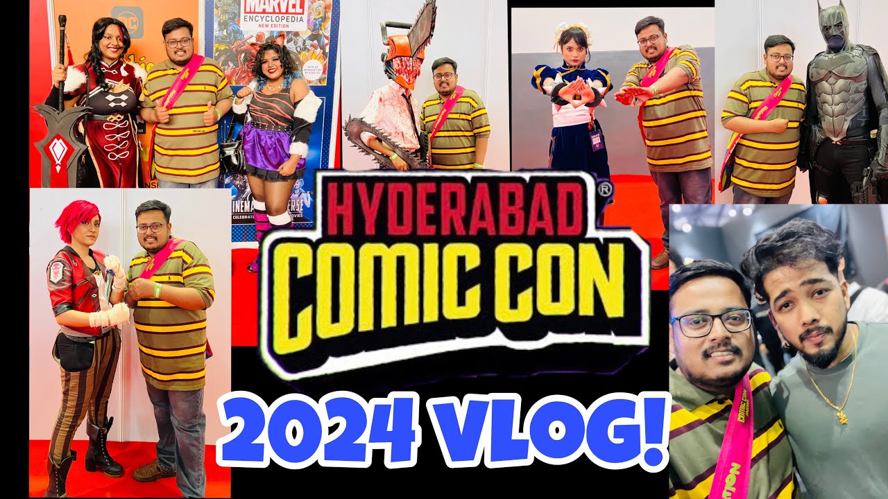 COMIC CON HYDERABAD 2024| Vlog| Exploring - YouTube