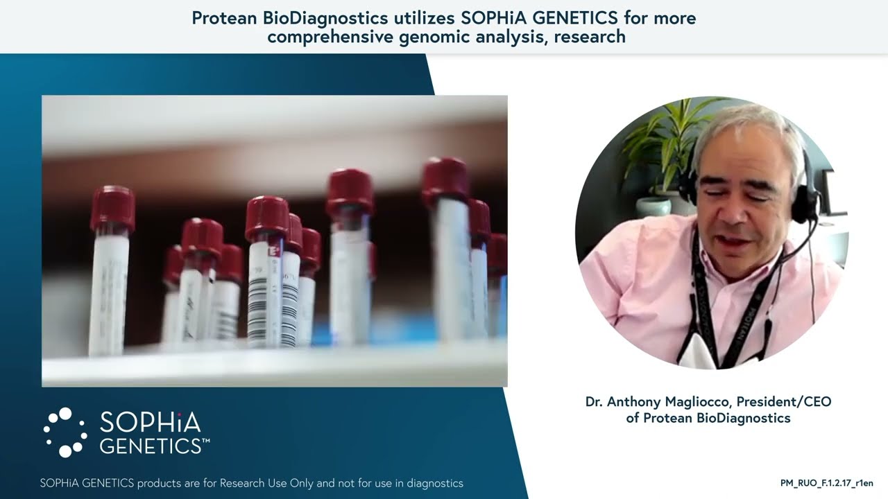 Protean BioDiagnostics' use of SOPHiA DDM™️ for TSO500 - YouTube