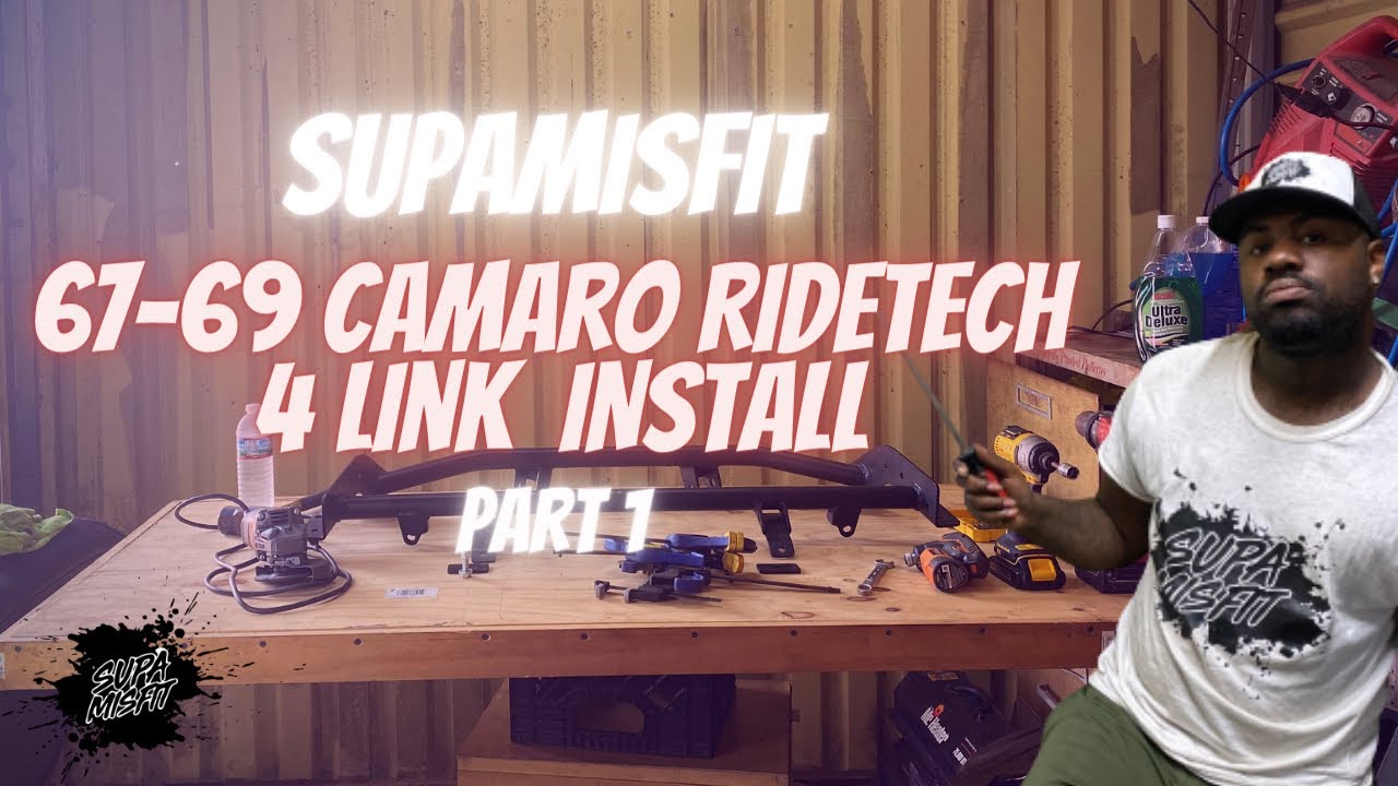 67-69 Camaro ridetech 4 link install part 1 - YouTube