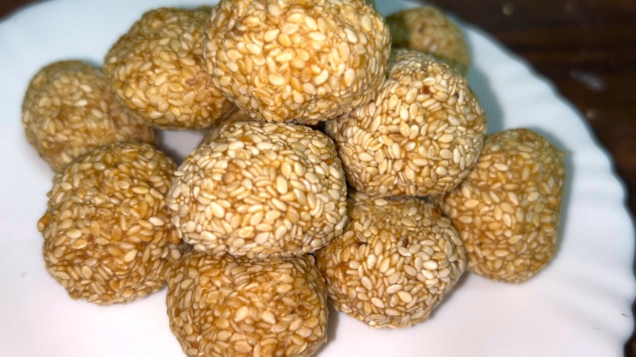 तिल के लड्डू | till k laddu recipe | Sweetened Balls Made From Sesame ...