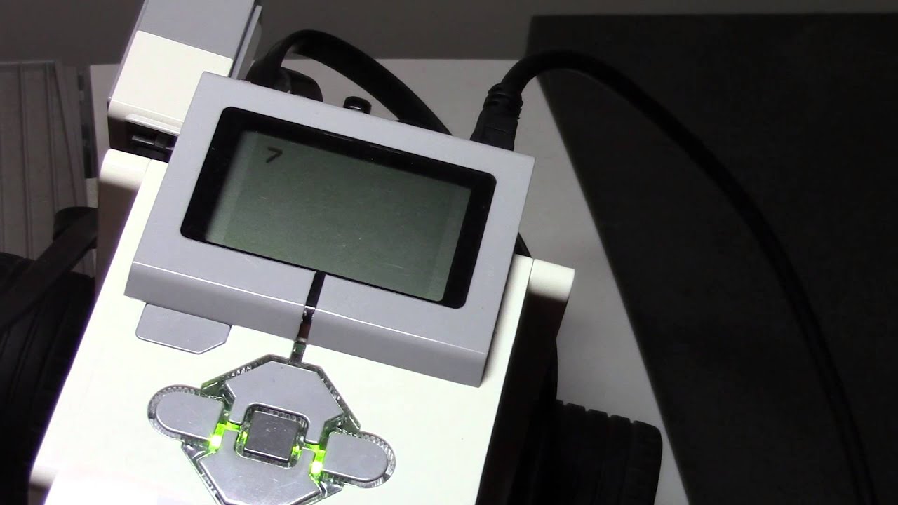 Lego Mindstorms Ev3 Robotics Lesson 18 Displaying Variables On Screen And Update On Button