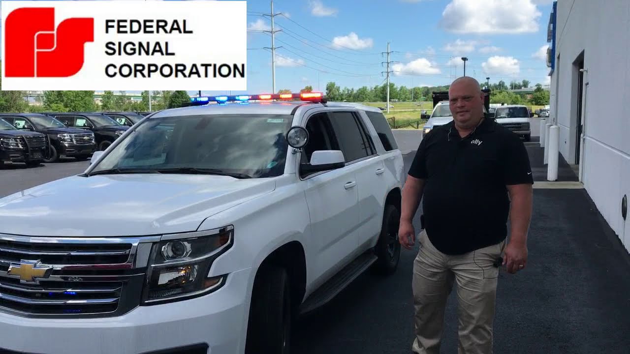 The Federal Signal Package - Upfit your Tahoe PPV Police Vehicle with ...