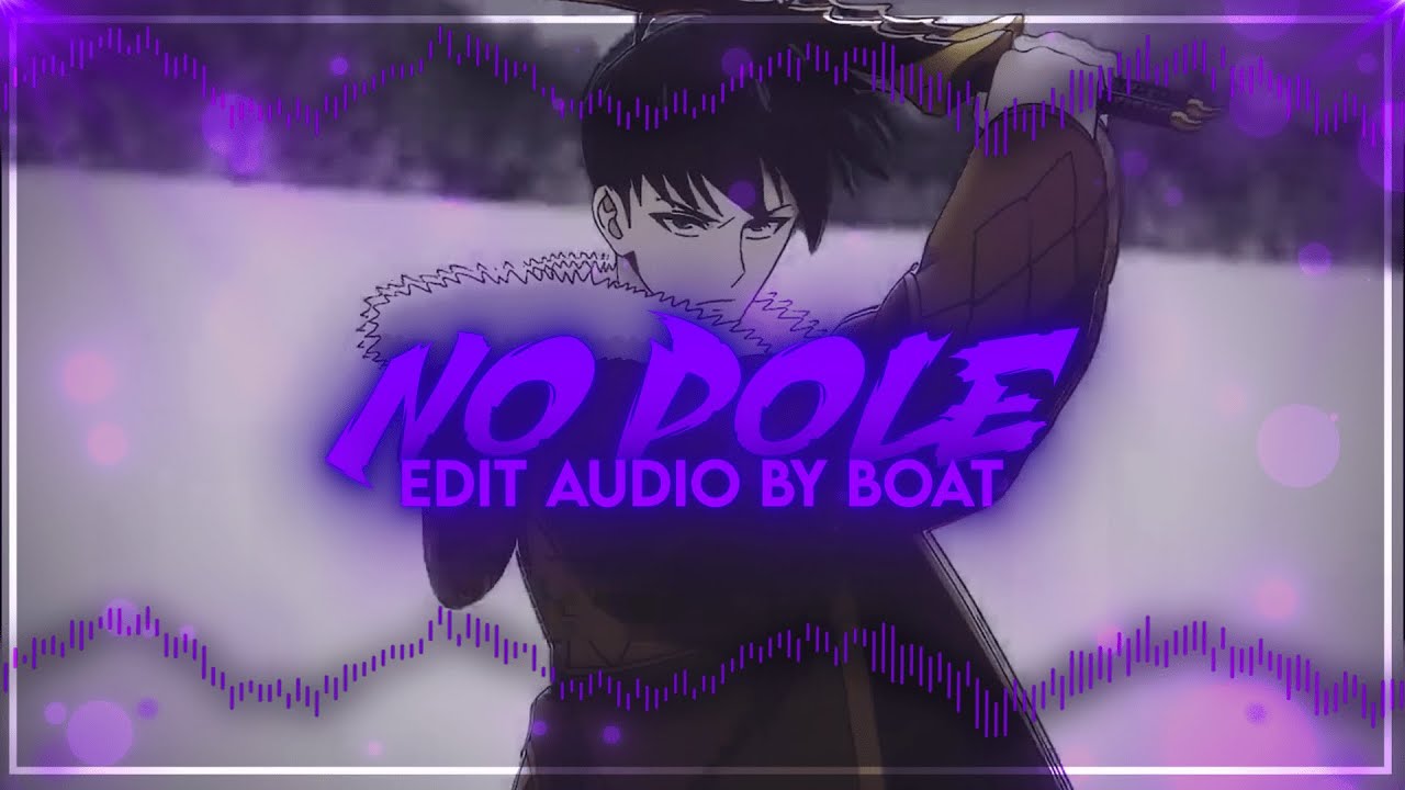 No Pole - Don Toliver [EDIT AUDIO] - YouTube