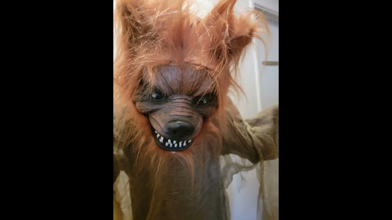 Two New Haunted Hill Farm Werewolf and Animatronic Clown. Halloween ...