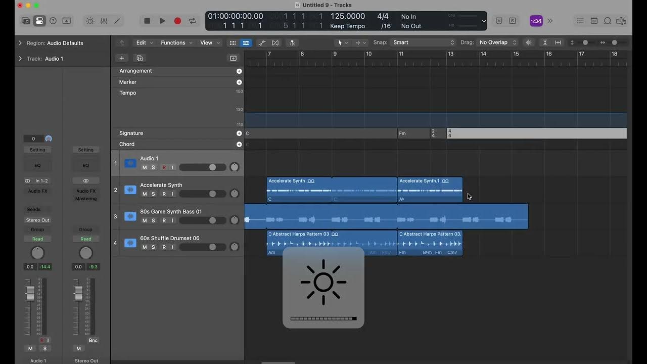 Logic: Loops and Changing Chords by changing Keys - YouTube