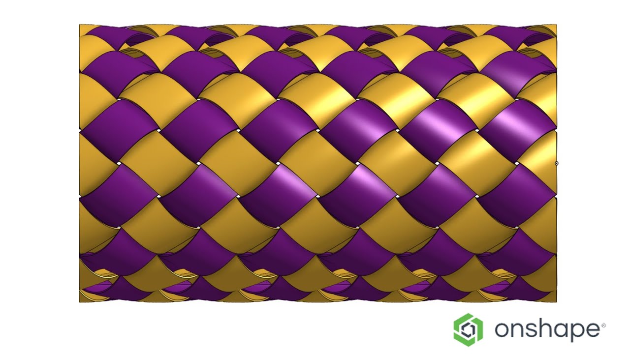 3D Modeling: Create Intertwined Surface Bands in Onshape - YouTube