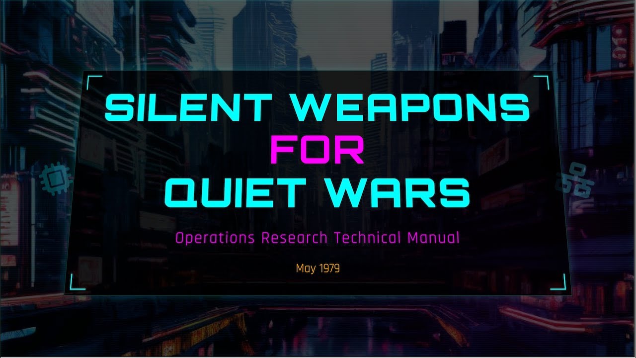Silent Weapons for Quiet Wars - Part 2 - YouTube