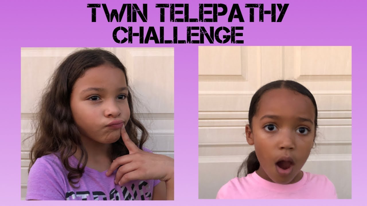 Twin Telepathy Challenge!! - YouTube