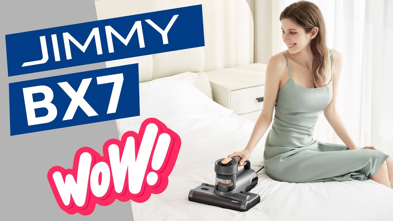 JIMMY BX7 UV Light Mattress Vacuum with Ultrasound Technology! - YouTube