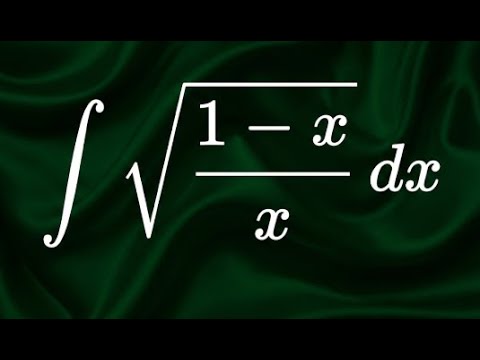 Integral of √((1 − x) / x) Step by Step | Simple Calculus Explanation ...