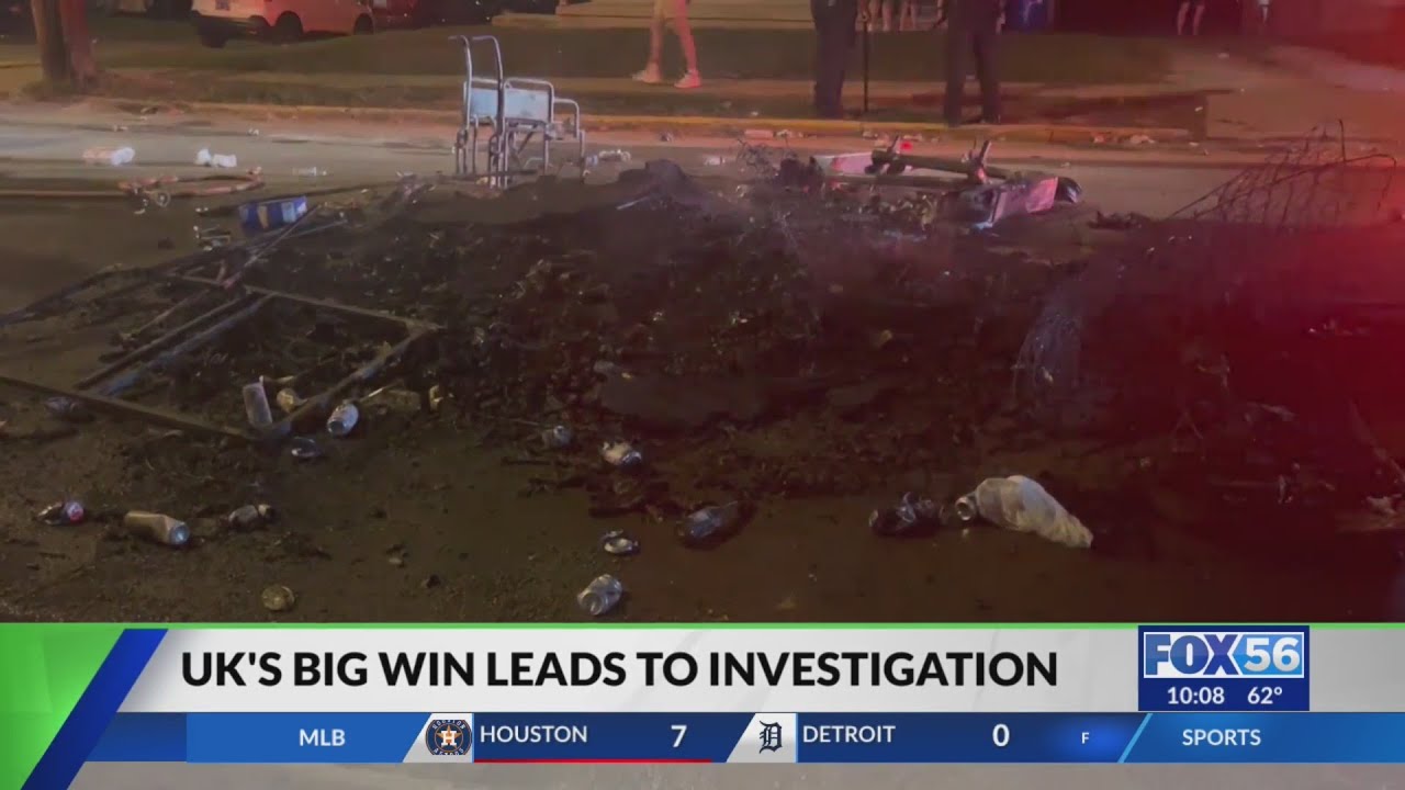 Lexington police investigating riotous celebrations on State Street ...