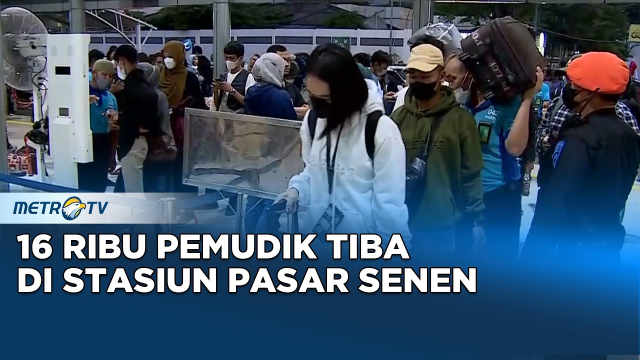 Monitor Mudik: 43.600 Penumpang Tiba di Stasiun DAOP 1 - YouTube