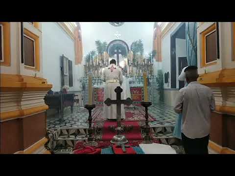 Oshana Qurbana at Marth Mariam Big Church on 5/4/ 2020 by Mar Aprem ...