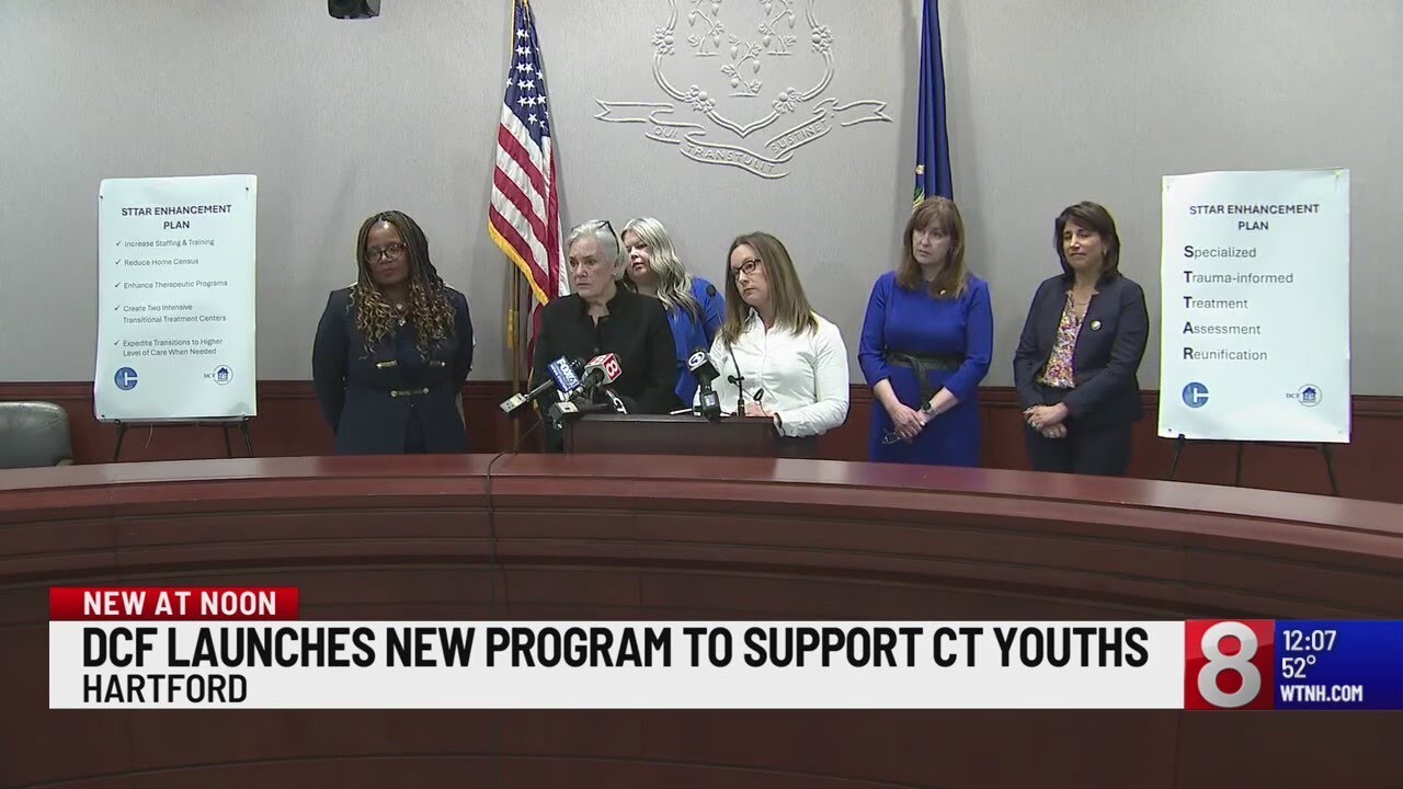 DCF launches new program to support Connecticut youth - YouTube
