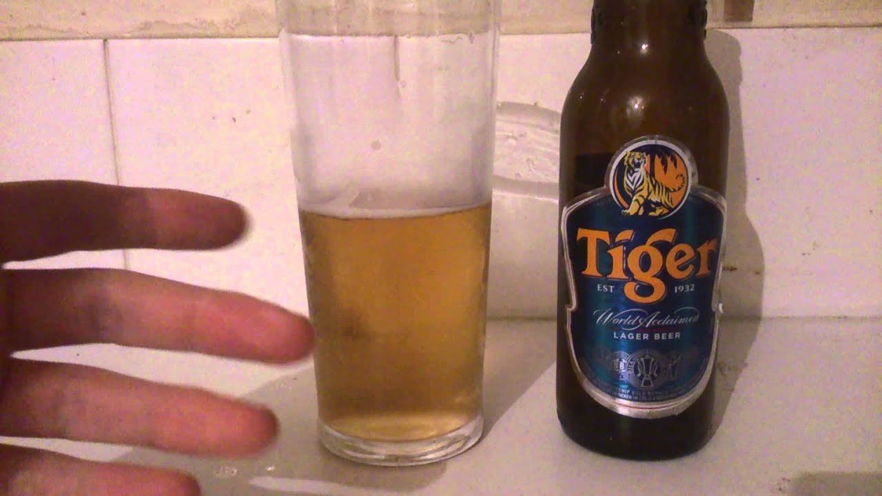 Tiger beer review - YouTube