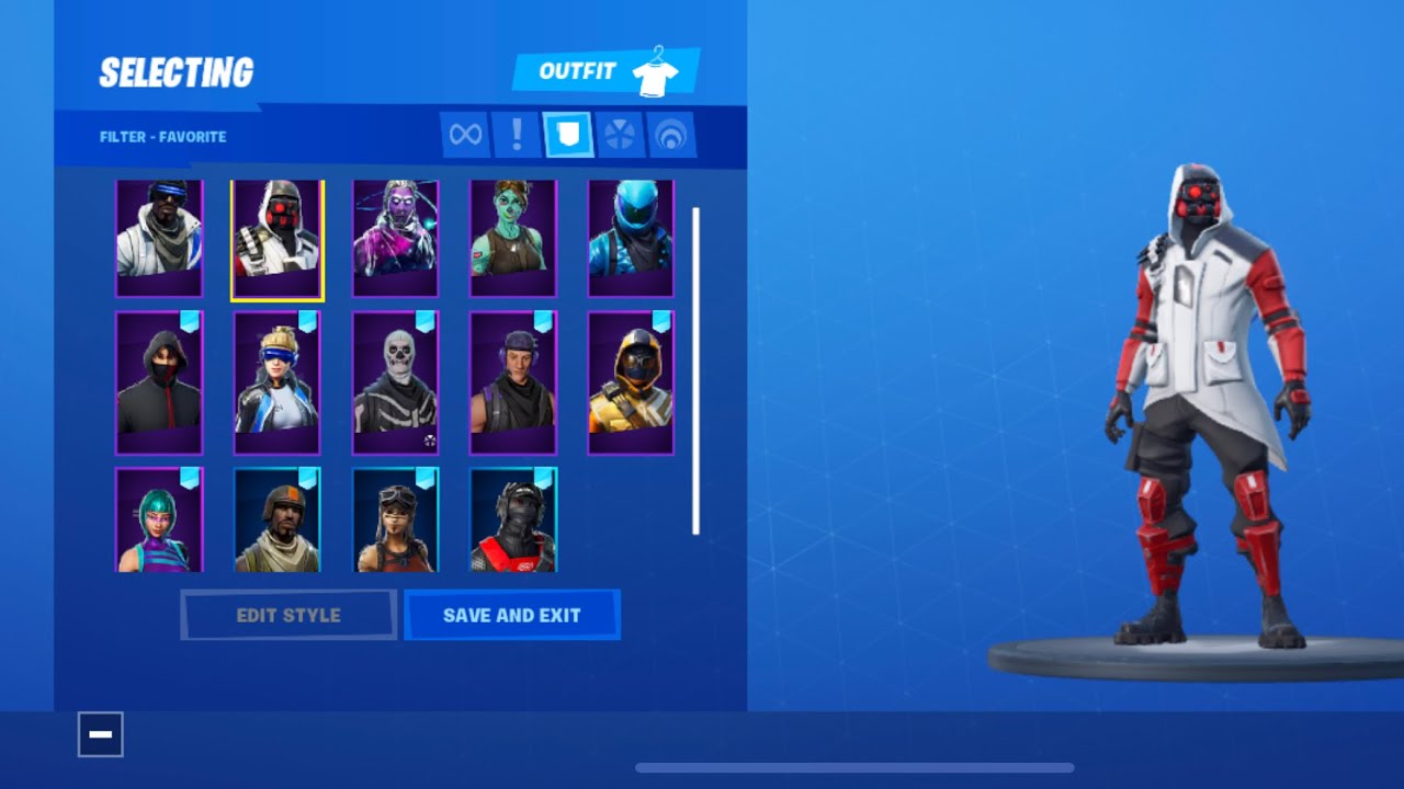 Og Fortnite locker tour (EZFN) - YouTube