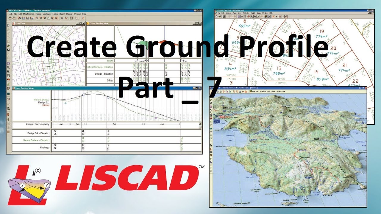 Create Ground Profile Liscad Part 07 - YouTube