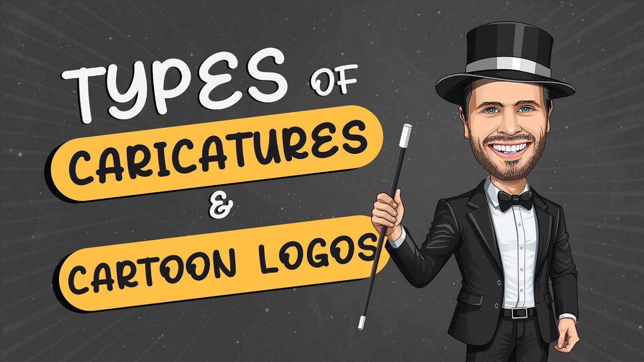 03 Types of Caricatures and Cartoon Logos Explained! - YouTube