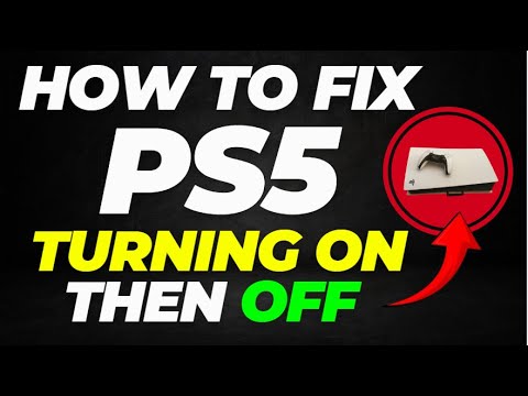 How to Fix PS5 Turning ON then OFF - YouTube