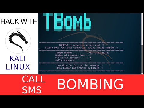 Hacking Phone Using Kali Linux [ Call Bombing/SMS Bombing ] - YouTube
