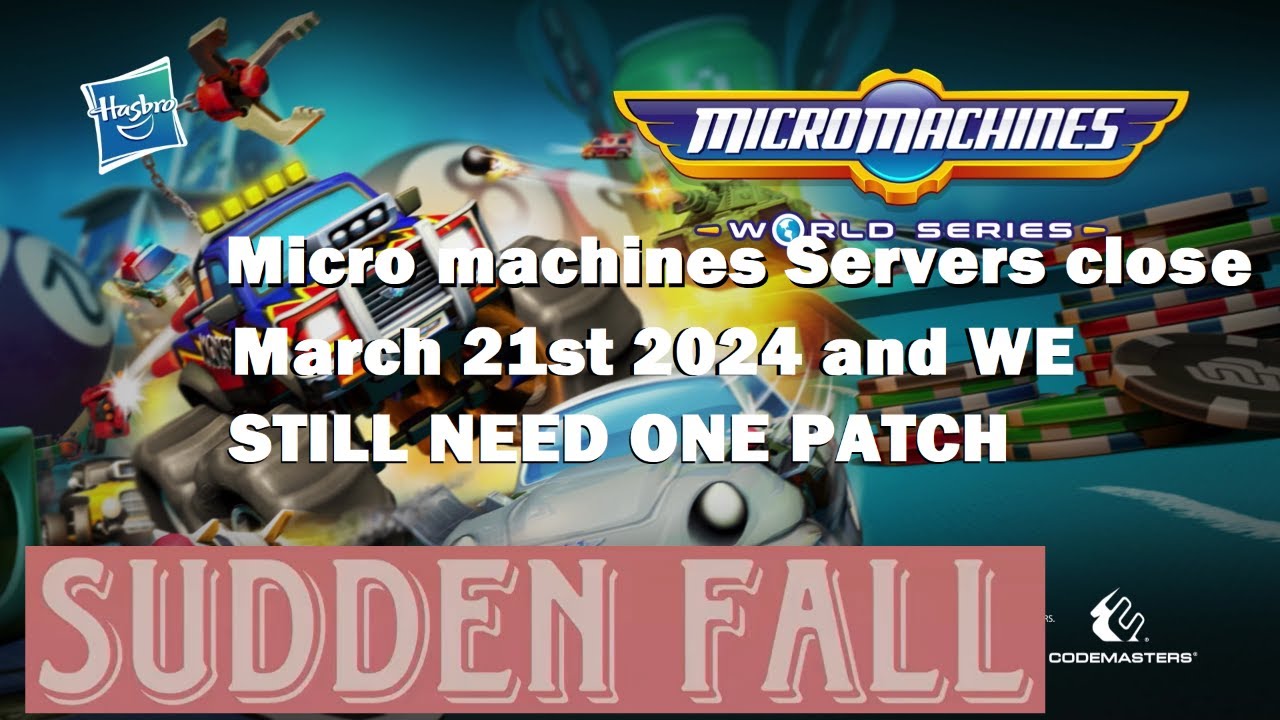 micro machines world Series Still needs one last Patch Codemasters ...