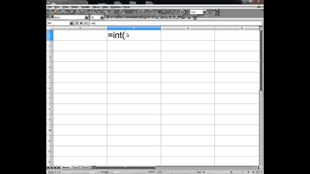 OpenOffice Calc functions: QUOTIENT - YouTube