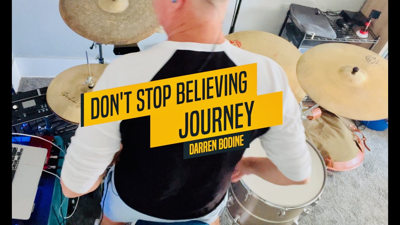 JOURNEY | DON'T STOP BELIEVING DRUM COVER - YouTube