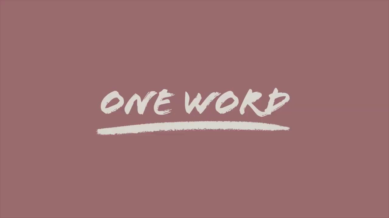 One Single Word - YouTube