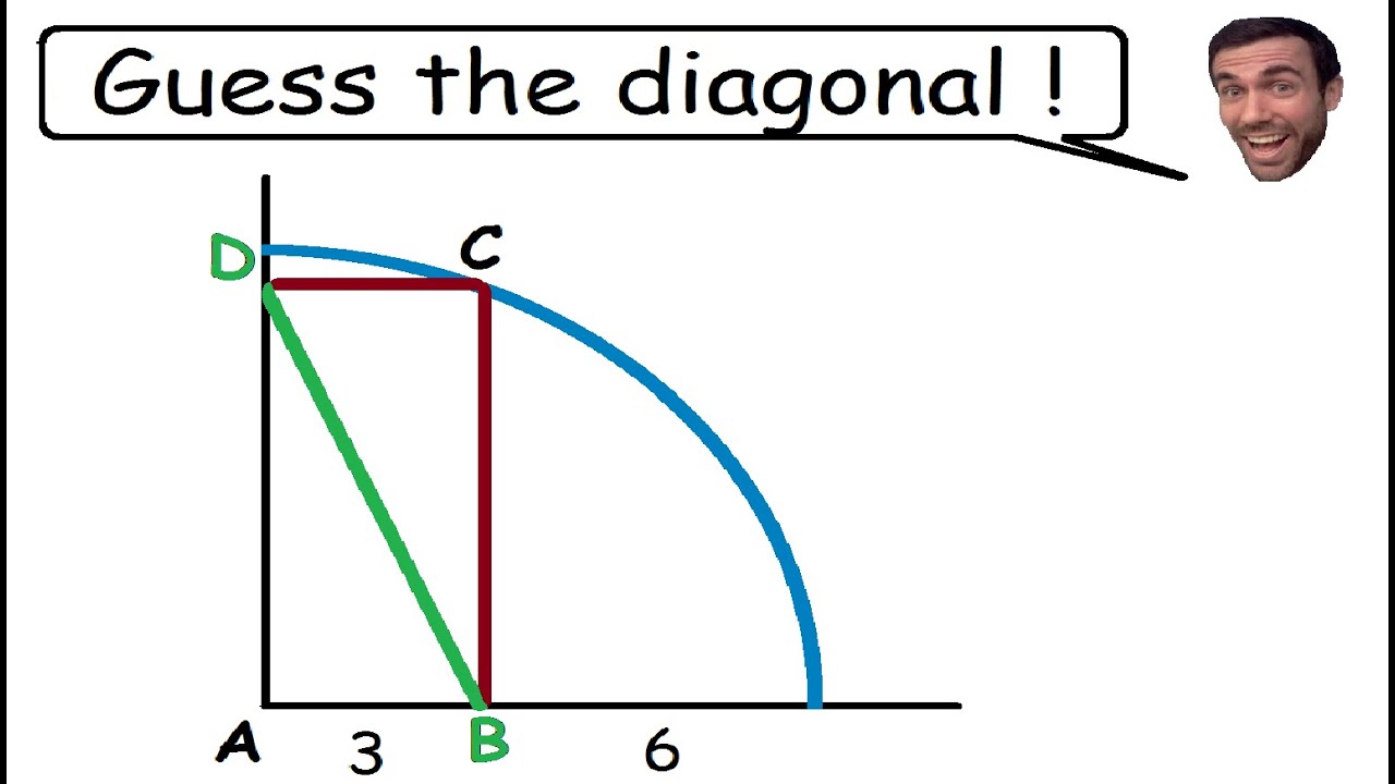 Guess the diagonal - Brain Teaser - YouTube
