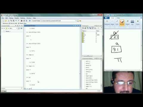 Learn Matlab in Arabic | 02 | Introduction: Variables, mathematical functions, vectors, plotting ...