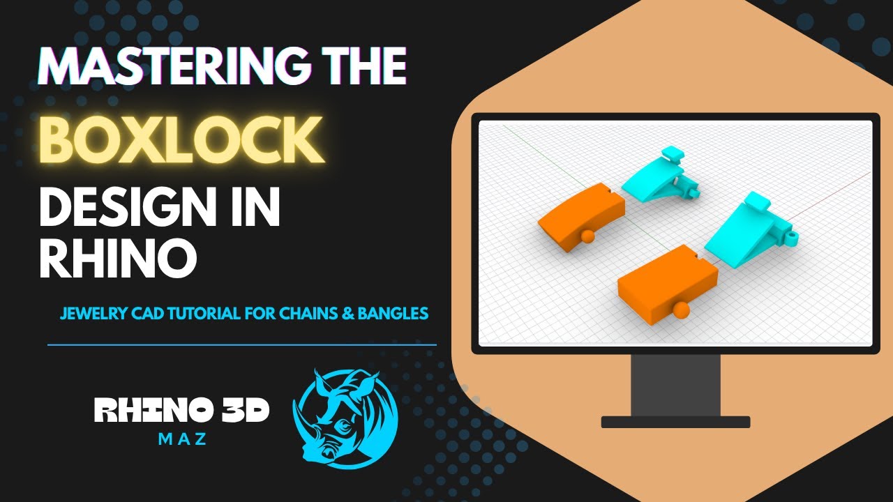 Mastering the Box Lock Design in Rhino | Jewelry CAD Tutorial for ...