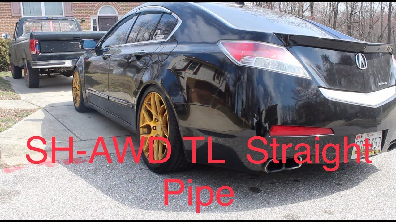SH-AWD TL STRAIGHT PIPE Flyby Sounds BEAUTIFUL!!! - YouTube