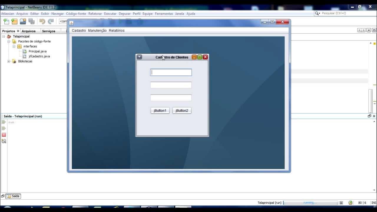 Interface Java - Tela Principal e Interna - YouTube