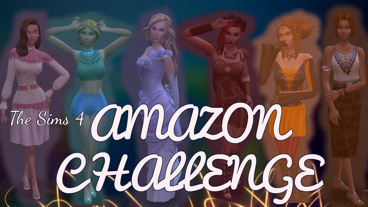 The Sims 4 || AMAZON CHALLENGE: Building a "Beautiful" Makeshift Hut ...