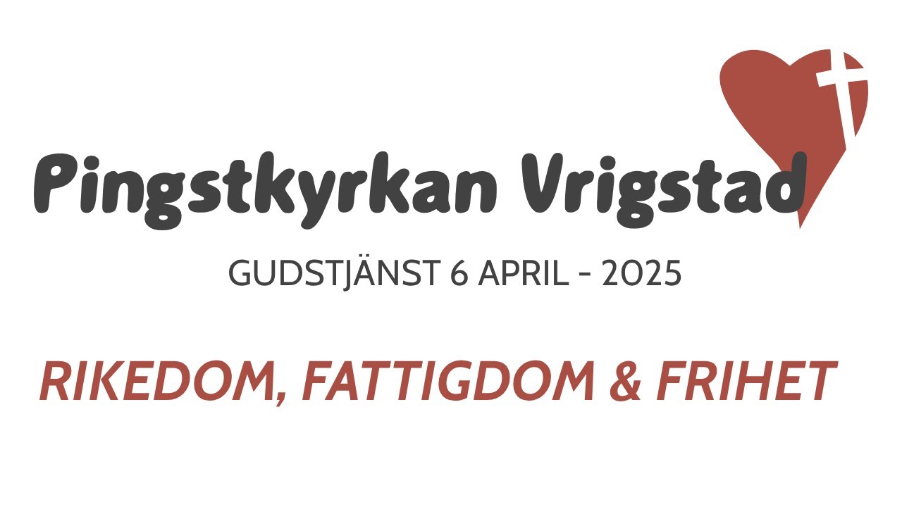 Gudstjänst Pingstkyrkan Vrigstad - 2025 - YouTube